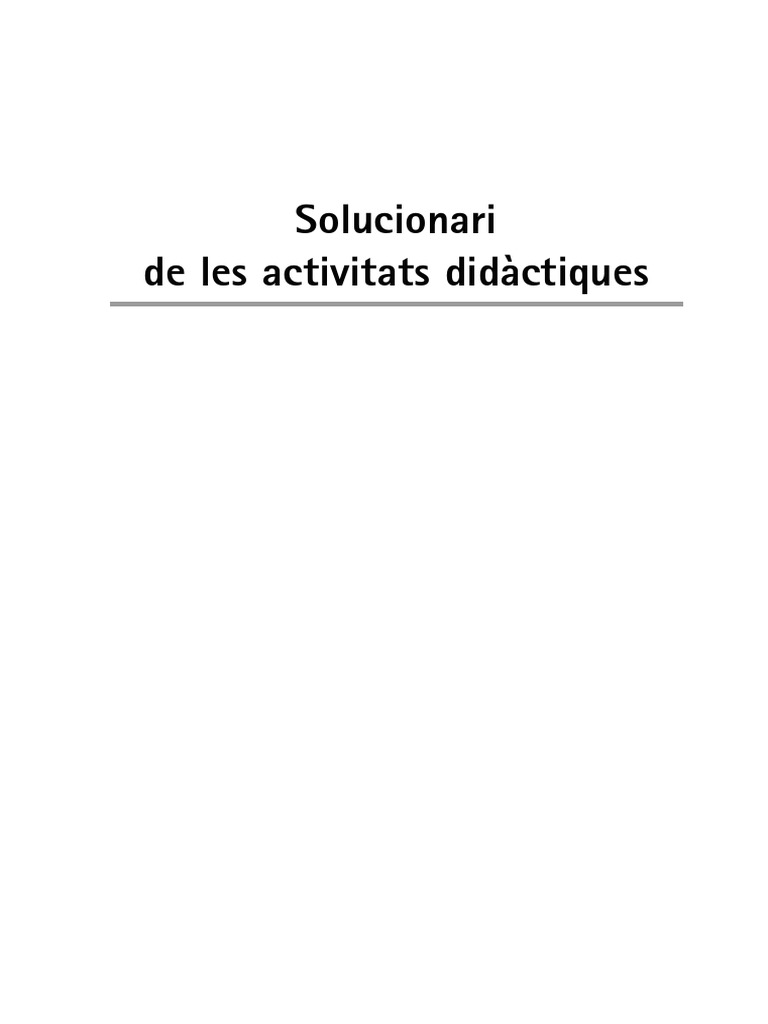 Nou Estimol Resolucio Activitats | PDF