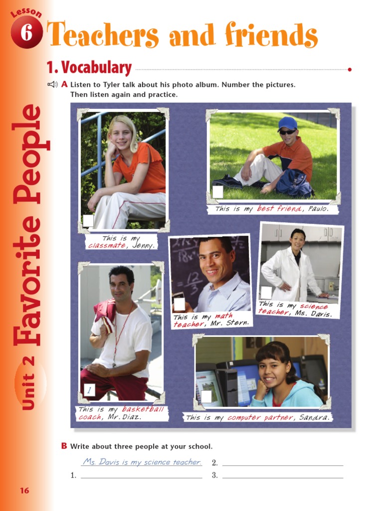 Favorite People and E-Pals Activities | PDF | Leisure