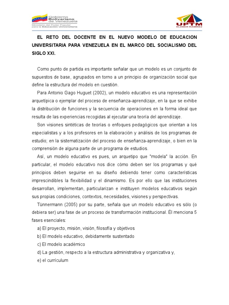 Ensayo La Nueva Universidad | PDF | Conocimiento | Verdad