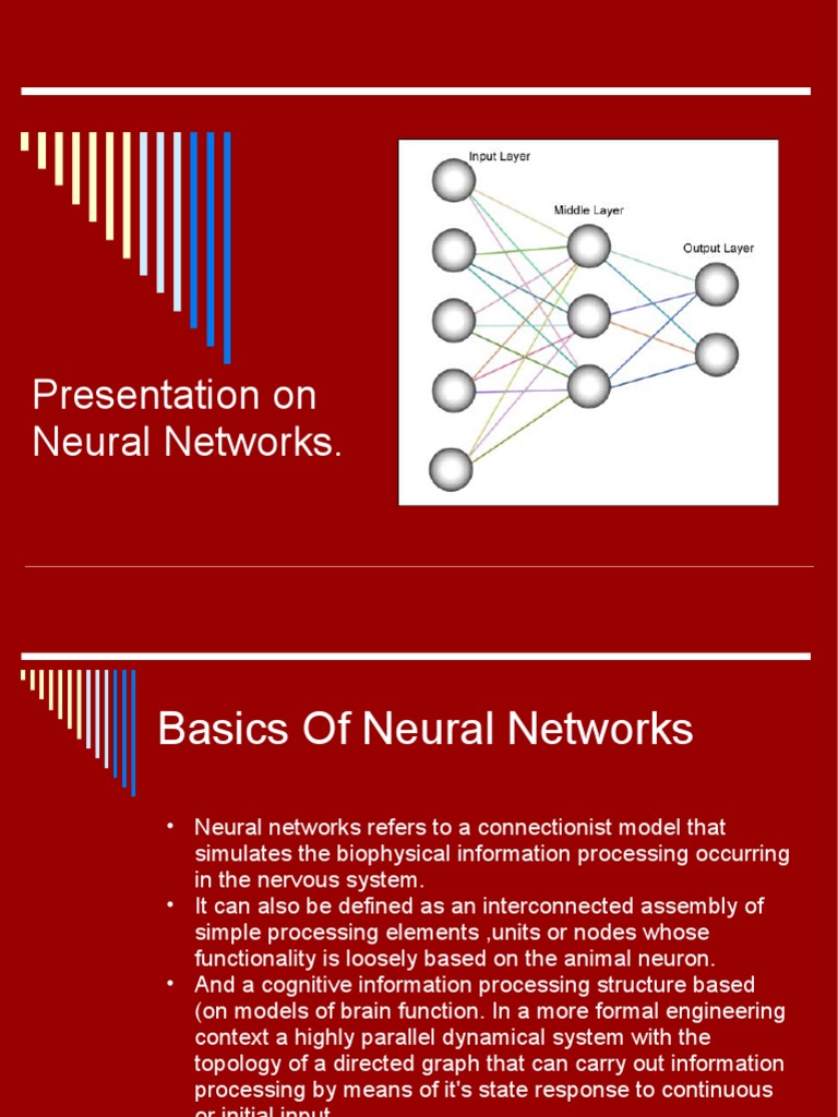 Presentation On Neural Networks | PDF | Artificial Neural Network | Information Retrieval ...