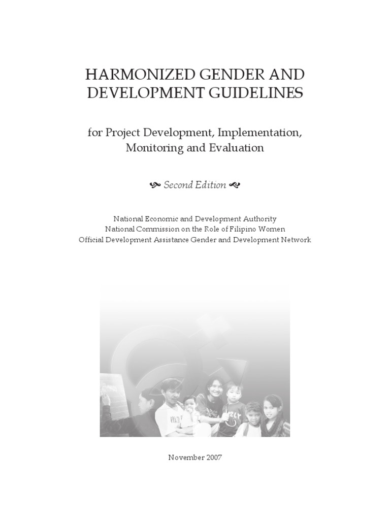Harmonized Gender and Development Guidelines 2nd Edition | PDF | Gender ...