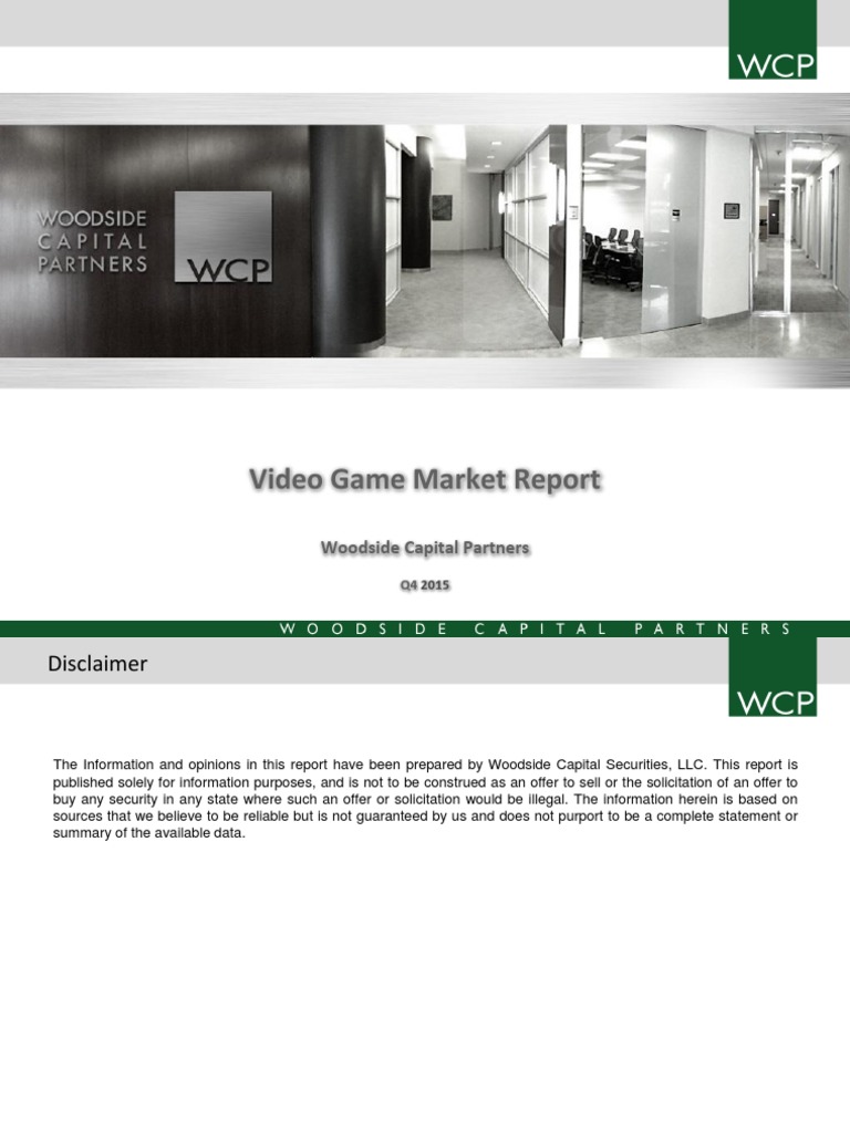 WCP Video Game Report 20151104 | PDF | Video Games | Video Game Consoles