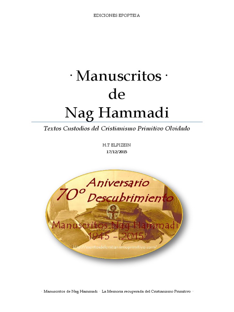 Manuscritos de Nag Hammadi PDF | PDF | Religiones mediterráneas antiguas | Gnosticismo