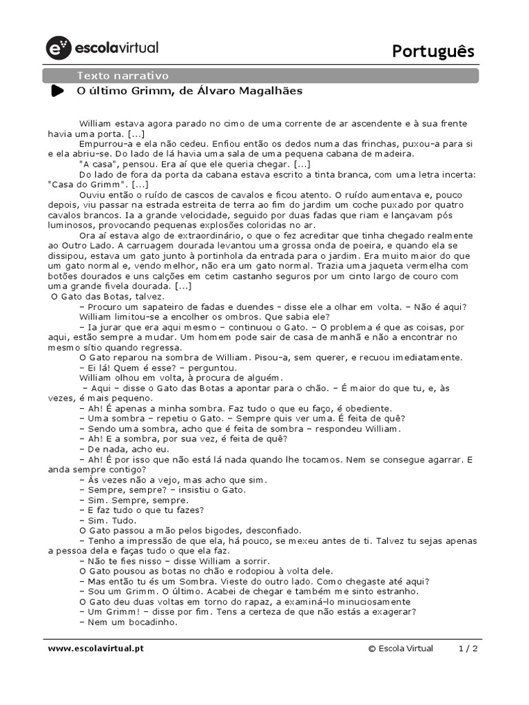 O Ultimo Grimm PDF | PDF | Gatos