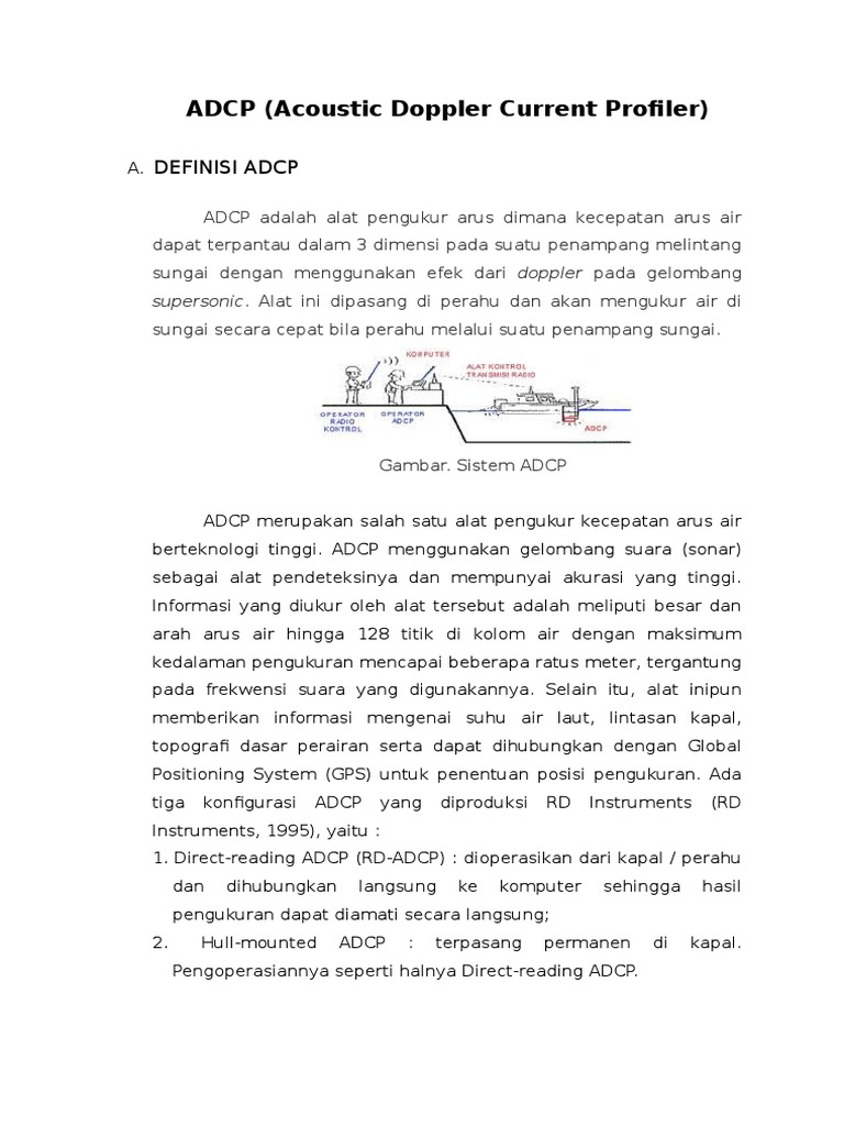 Tugas Adcp | PDF