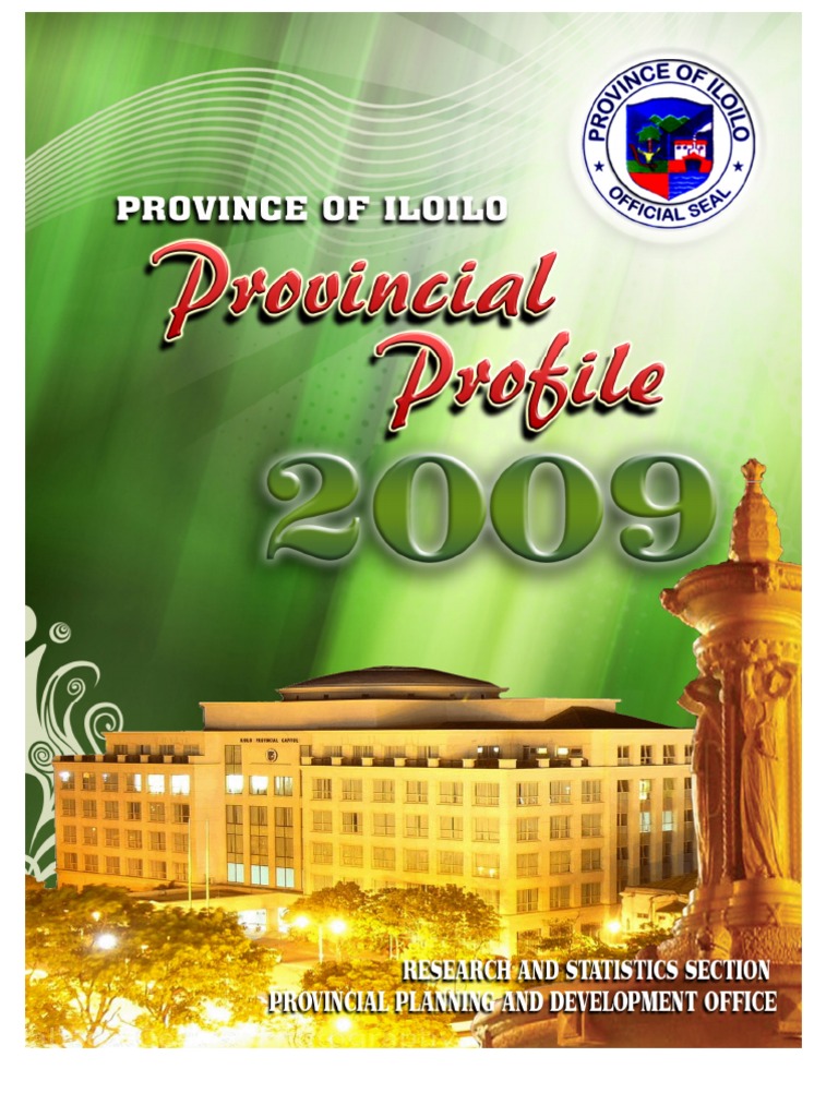 Iloilo Provincial Profile 2009 | PDF | Loam | Soil
