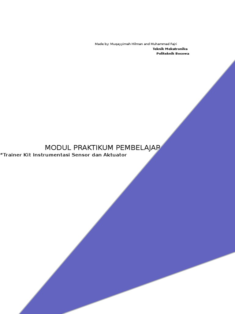 Modul Trainer Kit | PDF