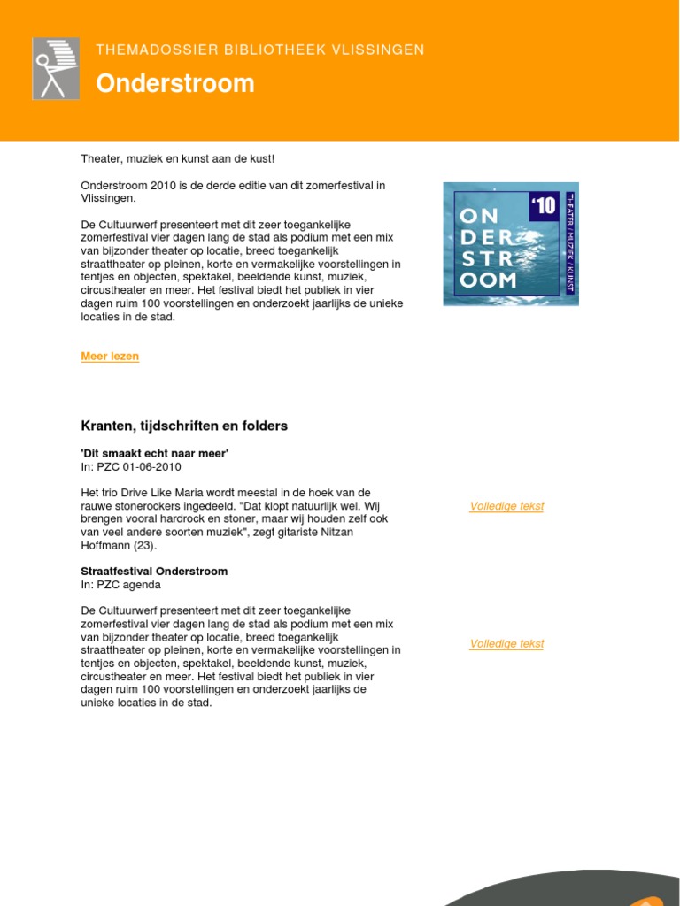 Onderstroom | PDF