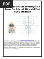 Math Investigatory Project | PDF | Science