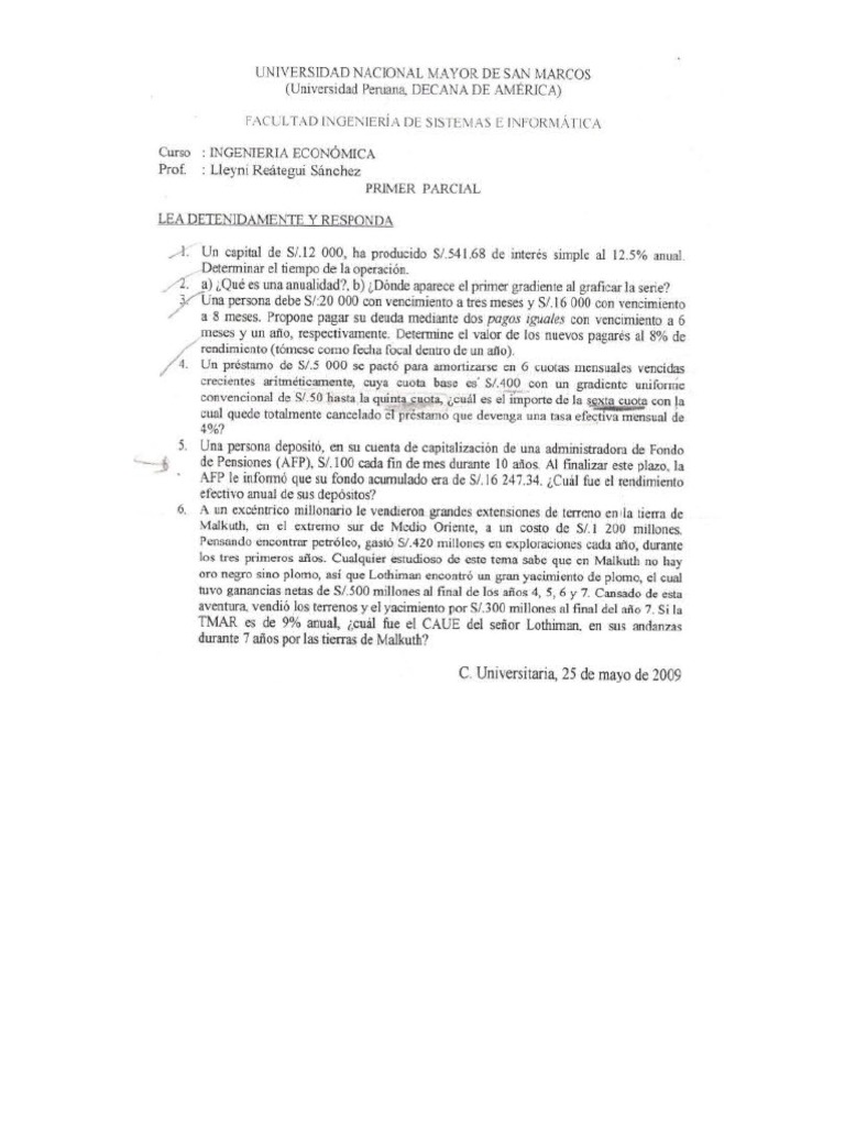 Examenes Ingeco | PDF