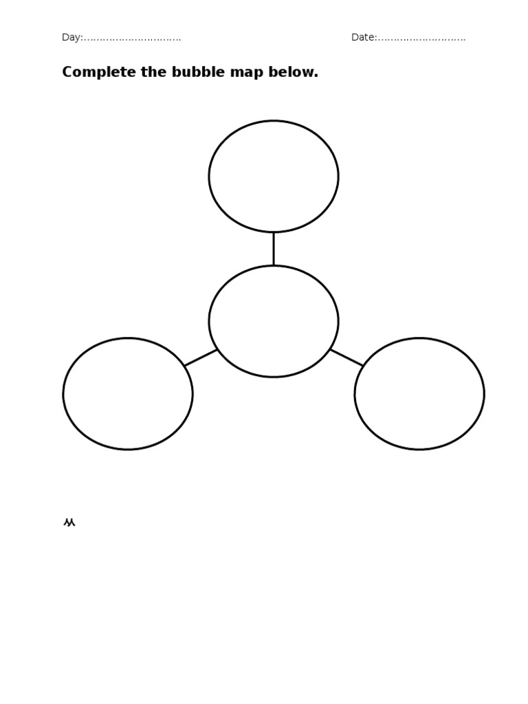 Animal Bubble Map Activity | PDF
