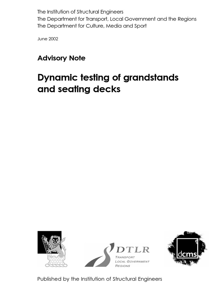Dynamic Testing Grandstands | PDF | Normal Mode | Resonance
