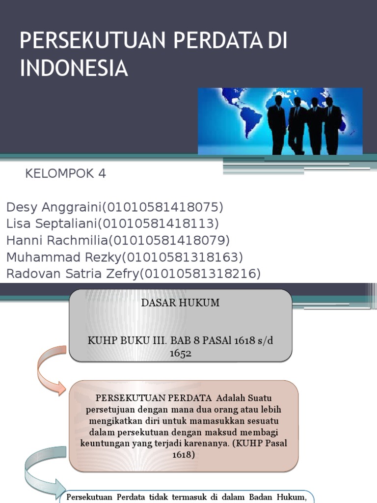 Persekutuan Perdata Di Indonesia | PDF