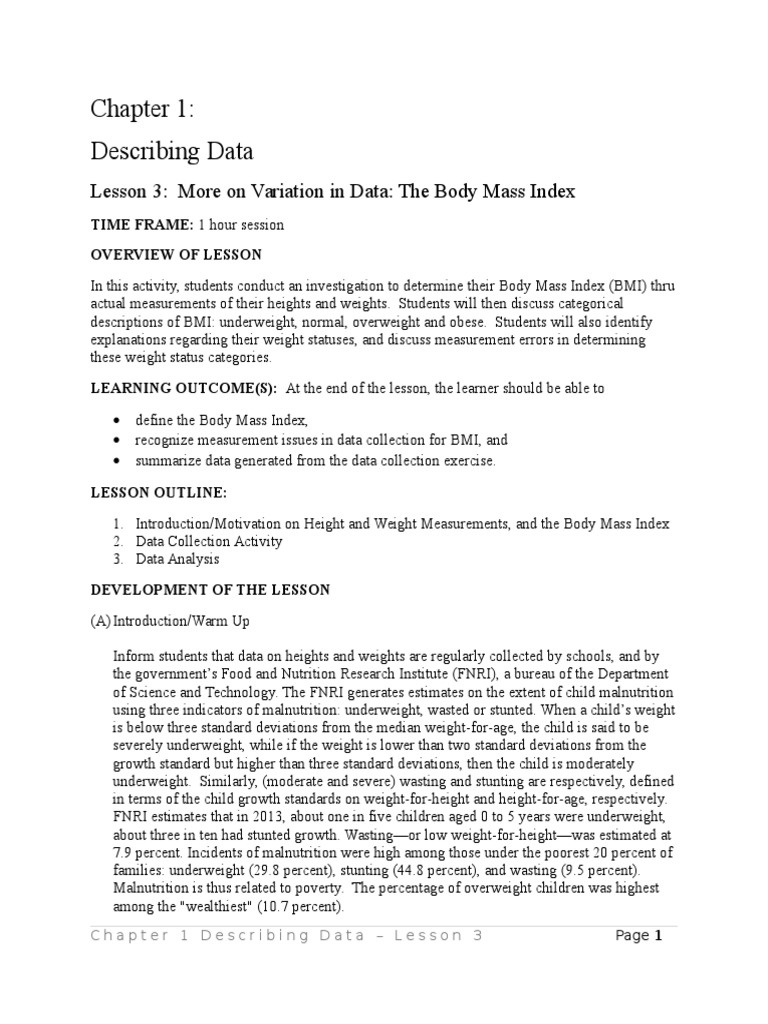 Understanding Body Mass Index (BMI) | PDF | Body Mass Index | Obesity