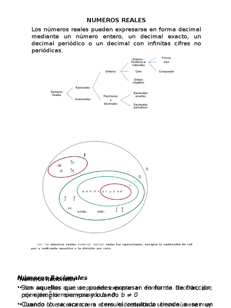 1.1 Numeros Reales | PDF | Intervalo (Matemáticas) | Número racional
