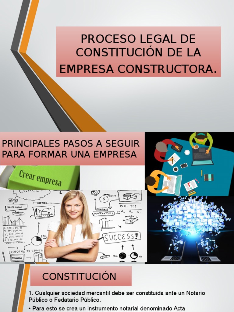 Proceso Legal de Constitución de La Empresa Constructora | PDF | Liquidación | Propiedad