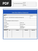 SSOWP Safe System of Work Planner | PDF | Occupational Safety And Health