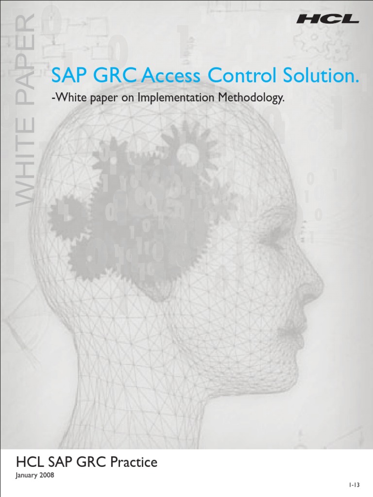 Sap Grc Access Control Solution Pdf Sarbanes Oxley Act Provisioning