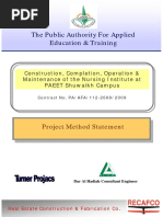 Mobilization Plan | PDF | Project Manager | Project Management