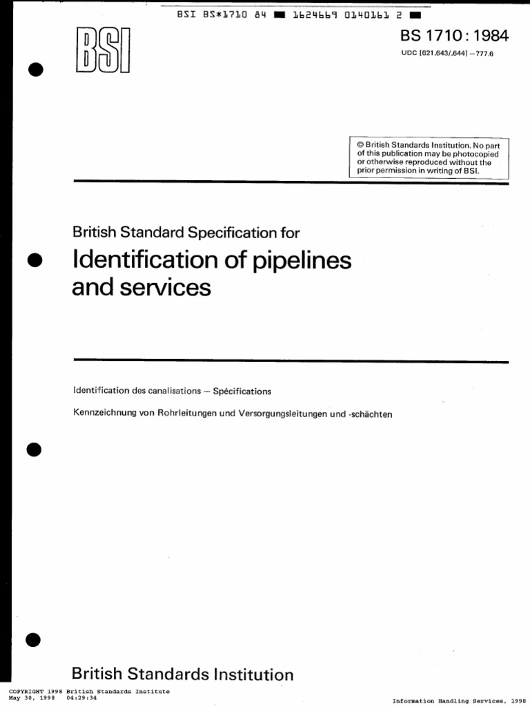 BS 1710 PDF | PDF