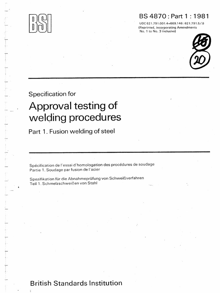 BS 4870 PDF | PDF