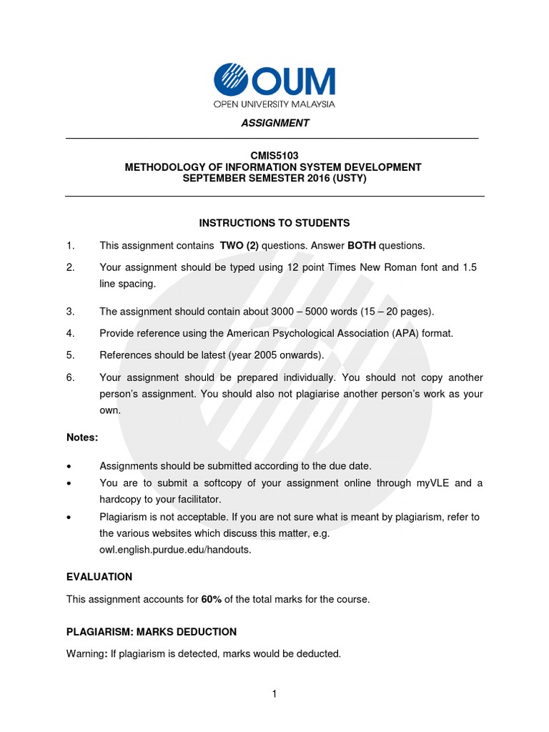 Cmis5103 Assignment Usty-Sept16 | PDF | Use Case | Graphical User Interfaces