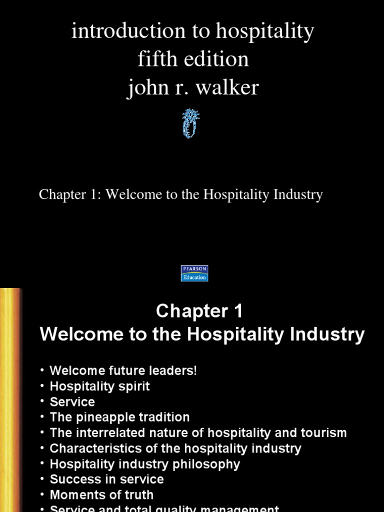 Introduction To Hospitality Fifth Edition John R. Walker | PDF ...