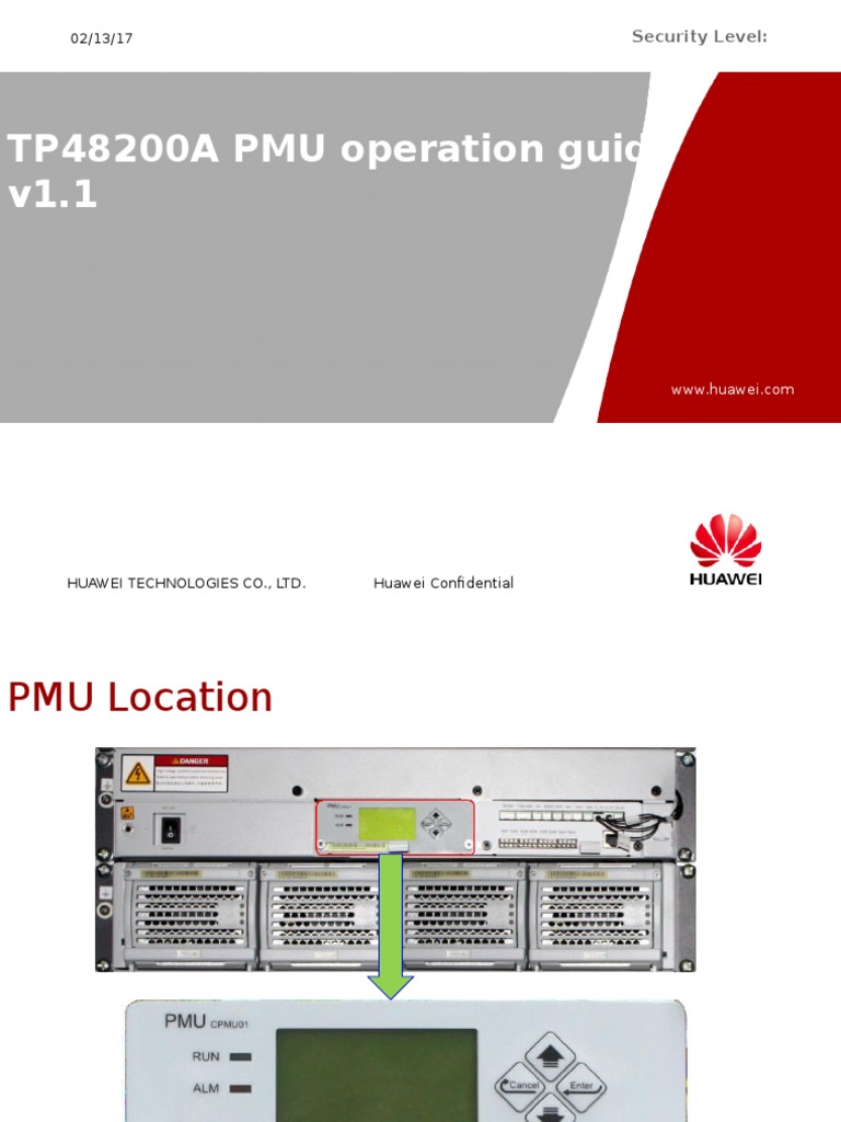 TP48200A PMU Operation Guide v1.1 | PDF | Menu (Computing) | Computer Engineering