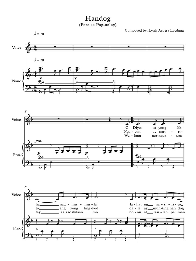 Handog For Submission - Full Score | PDF