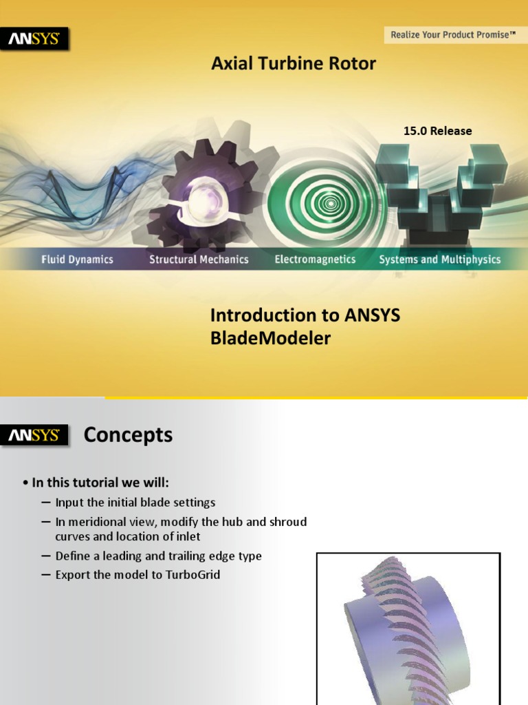 Axial Turbine Design by ANSYS BladeModeler - (WWW - Cfdiran.ir) | PDF ...