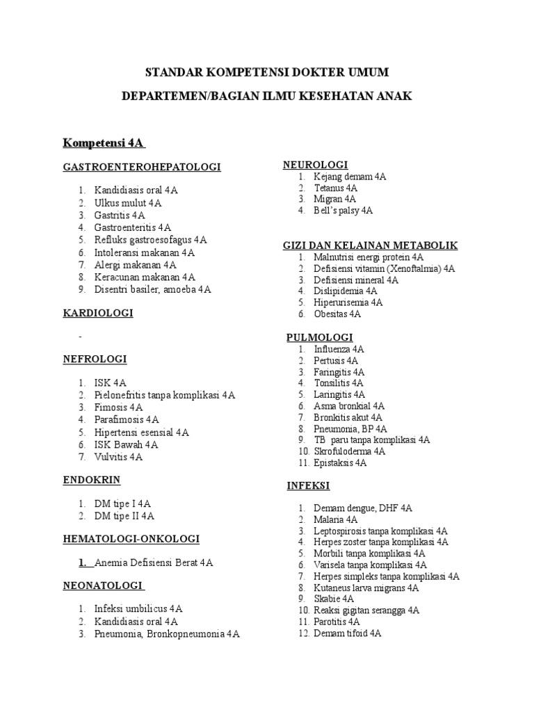 Skdi 3-4 Pediatri - Edited | PDF