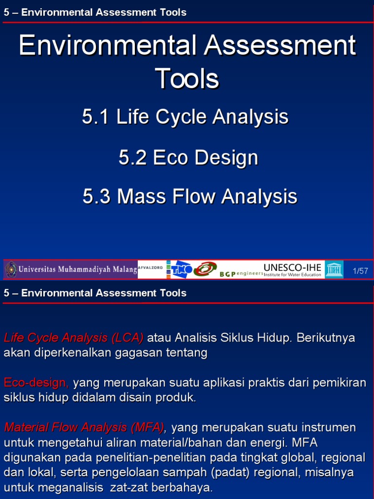 05.0 Environmental Assessment Tools Tranlate by Fa | PDF | Penilaian ...