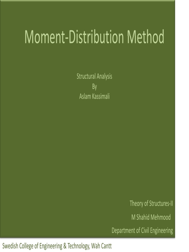 Moment Distribution | PDF
