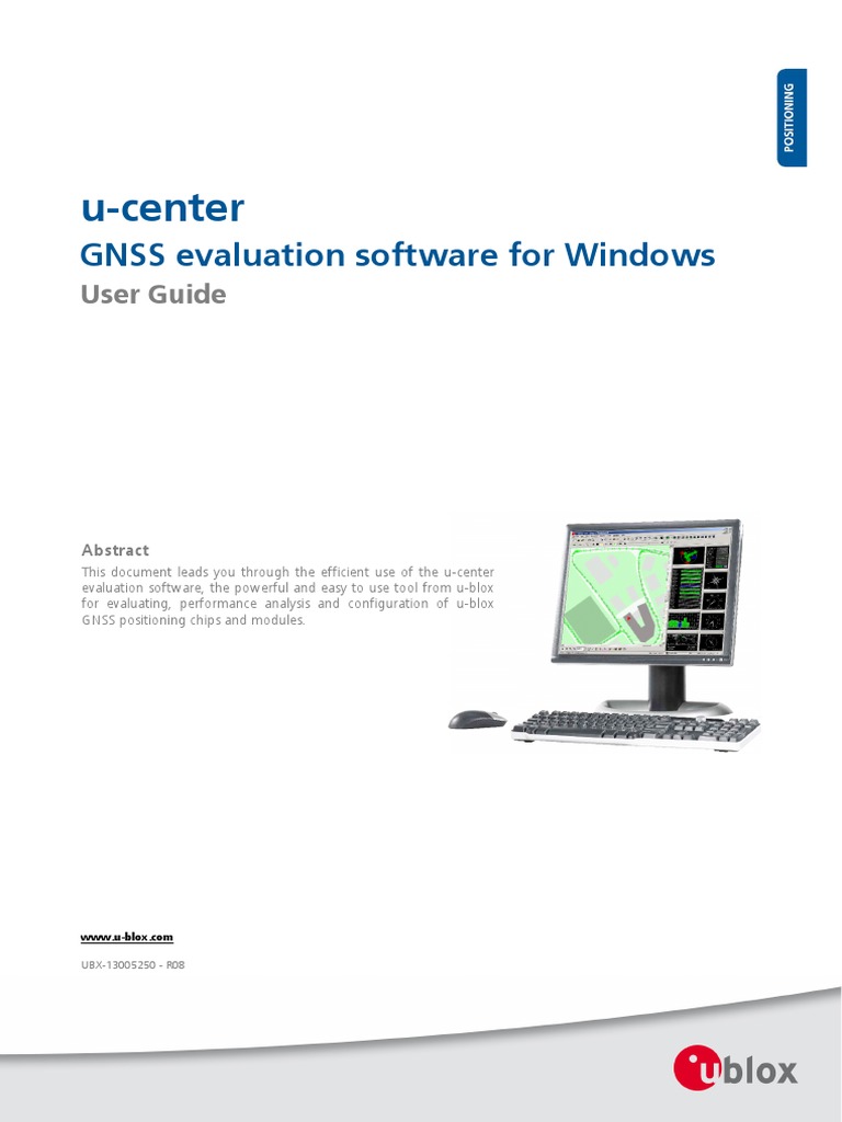 U Center UserGuide (UBX 13005250) | PDF | Icon (Computing) | Menu (Computing)