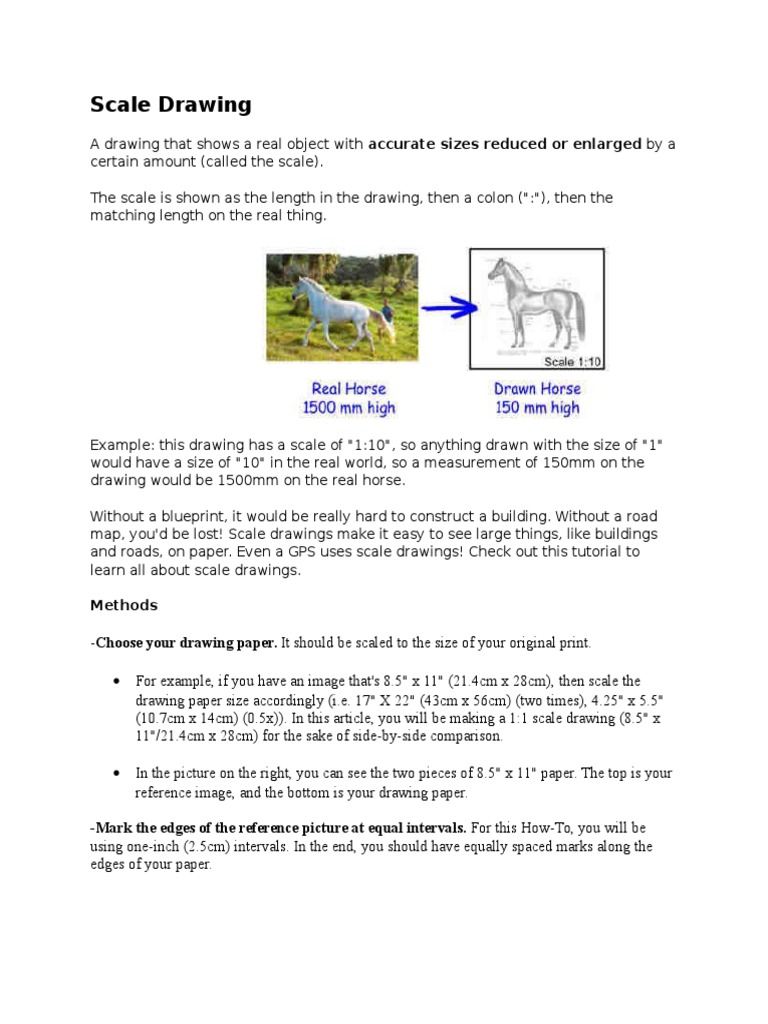 What Is Scale Drawing PDF Visual Journalism Civil Engineering