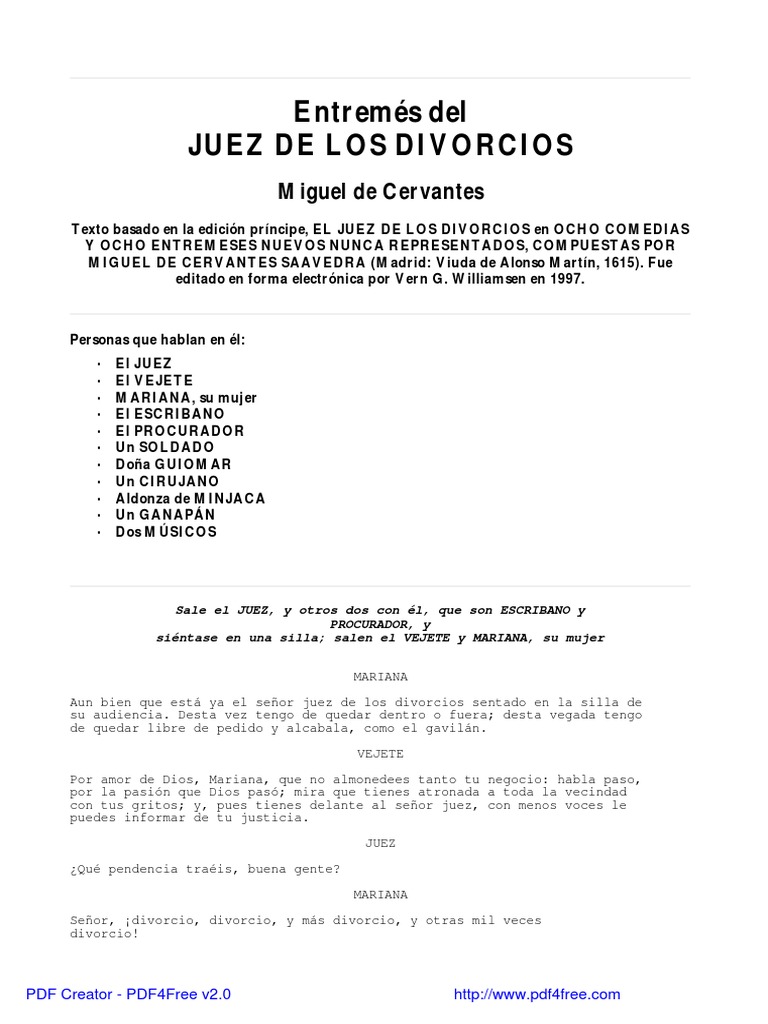 El Juez de Los Divorcios | PDF