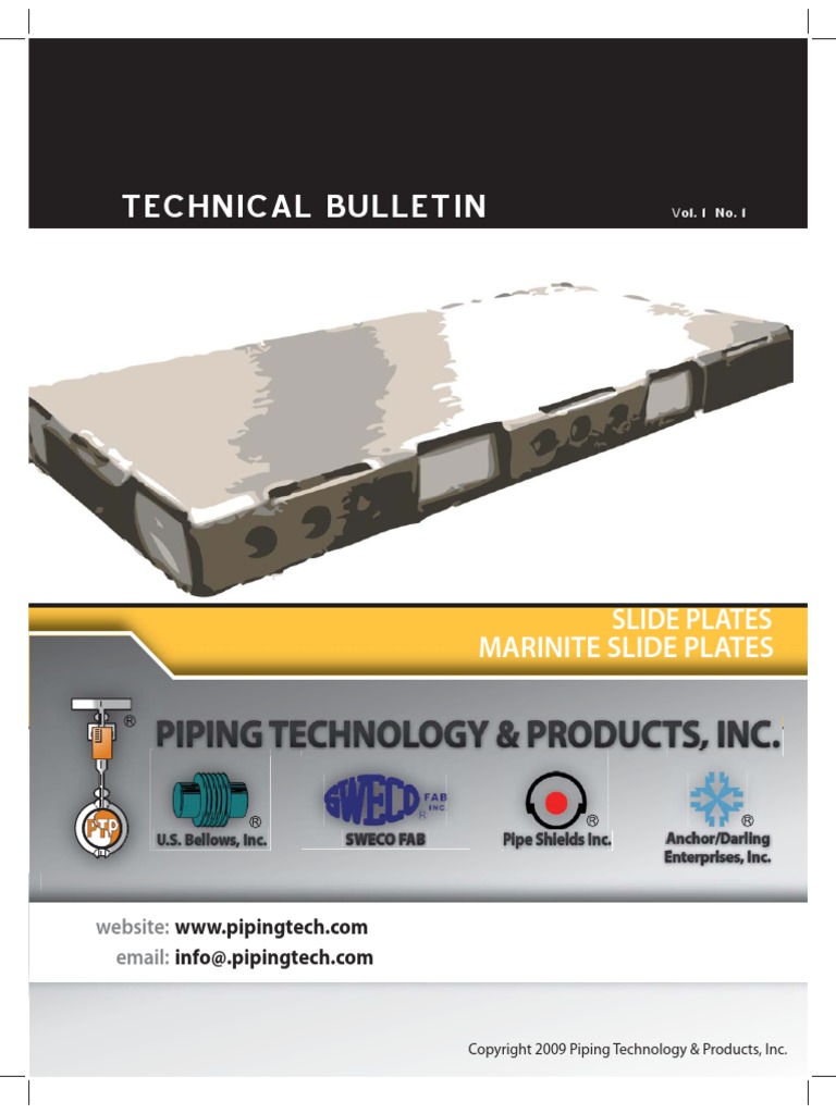 Technical Bulletin: Marinite Slide Plates | PDF | Welding | Construction