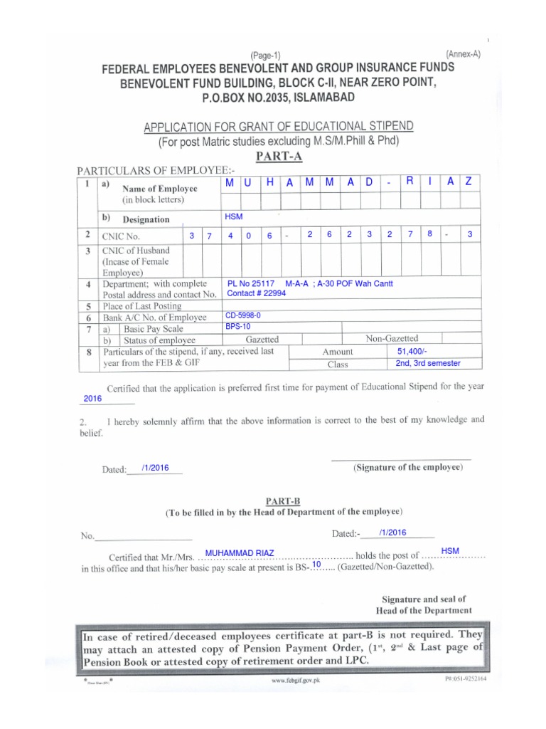 Benevolent Form | PDF