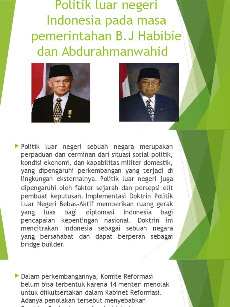Politik Luar Negeri Indonesia | PDF