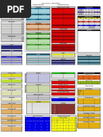 Playcall Sheet Blank Template | PDF | American Football | Sports