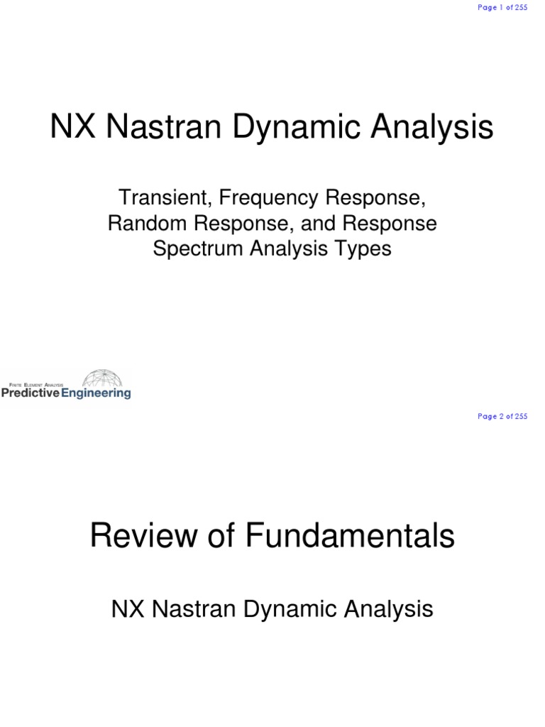 NX Nastran Dynamic Analysis | PDF | Normal Mode | Eigenvalues And Eigenvectors
