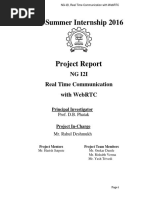 MSC Dissertation - Yann Guillon - WebRTC | PDF | Hypertext Transfer Protocol | Ajax (Programming)