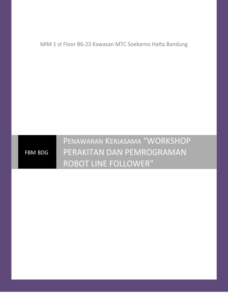 Workshop Robotik untuk Siswa | PDF