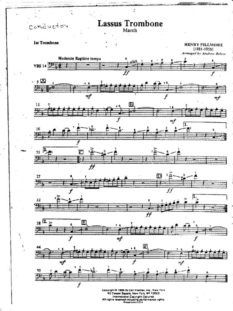 Lassus Trombone | PDF