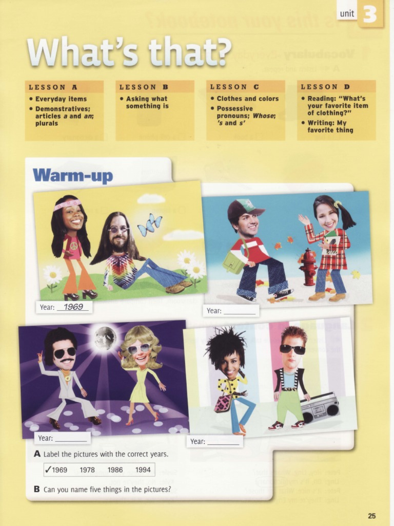 Four Corners Book 1 Unit 3 | PDF | Consumer Goods | Linguistics