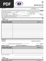 SHS Form 137 Template (PHILIPPINES) | PDF | Schools | Science