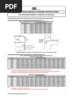 Table of Lap Splices 4000 Psi | PDF | Concrete | Architectural Design