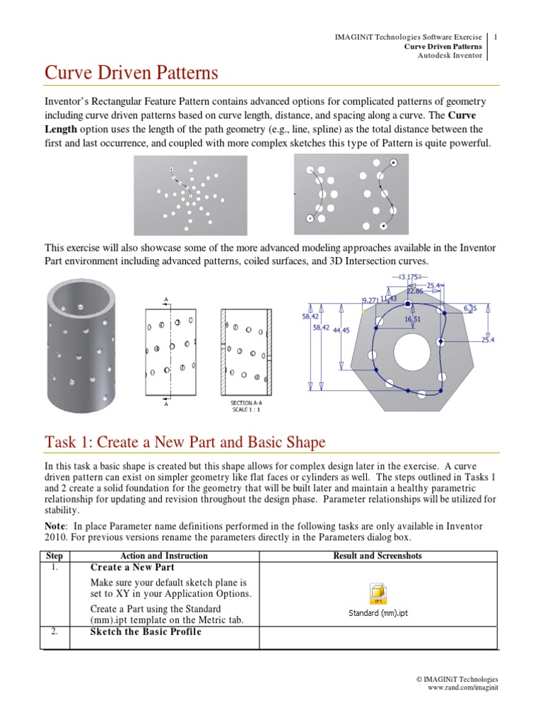 Curve Driven Patterns | PDF | Curve | Geometry