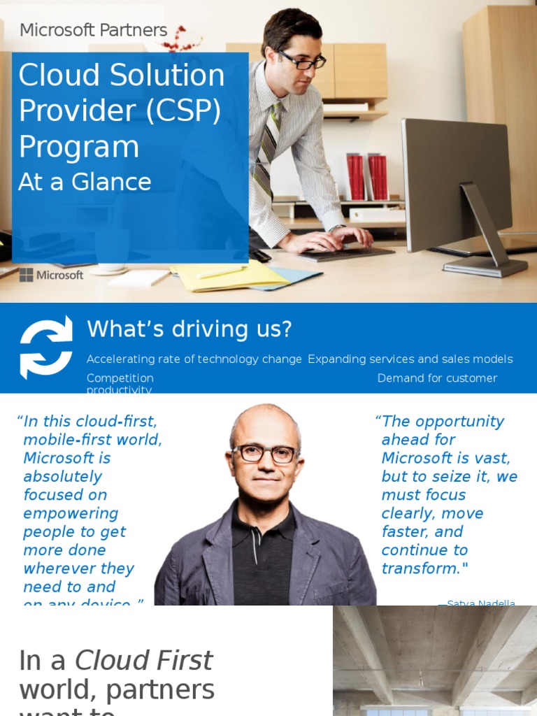 CSP Program Overview at-A-Glance | PDF | Cloud Computing | Digital ...