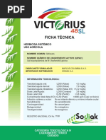 Ficha Técnica del Herbicida Glifosol | PDF | Fotosíntesis | Biosíntesis